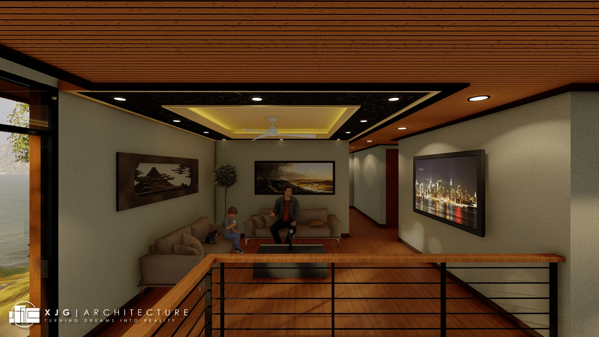 Two-Storey Resthouse with Basement – XJG Architecture